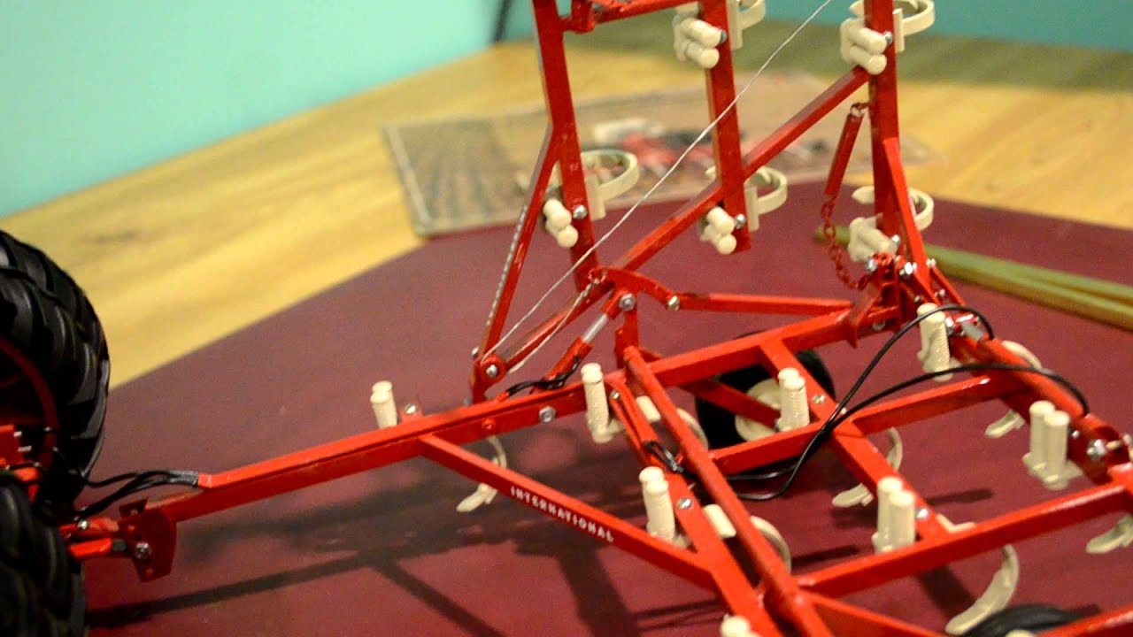 International Harvester 55 Chisel plow -1/16 scale custom toy (video #3 ...