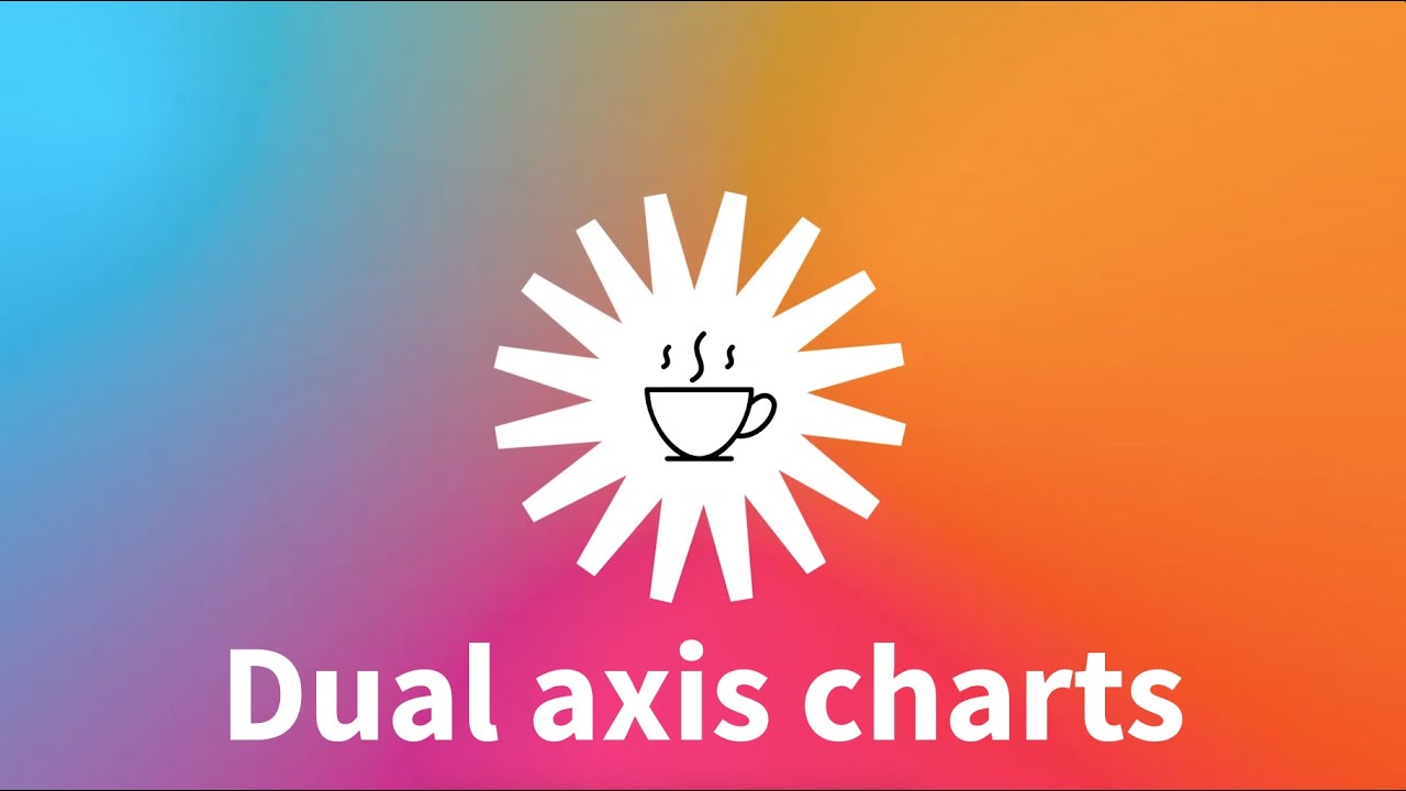 Flourish "Tea Breaks": Dual axis charts - YouTube