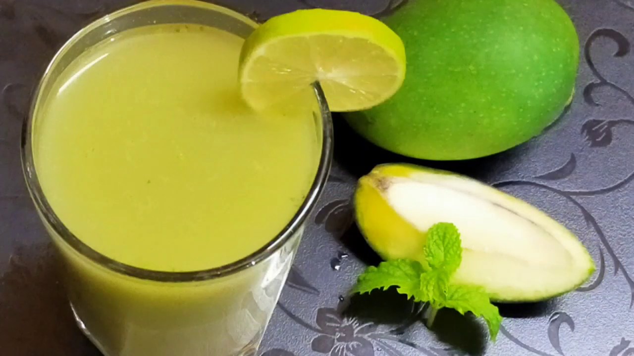 कच्चे आम का खट्टा मीठा शरबत।आम पान्ना।Raw Mango Sharbat| Mango drinks ...