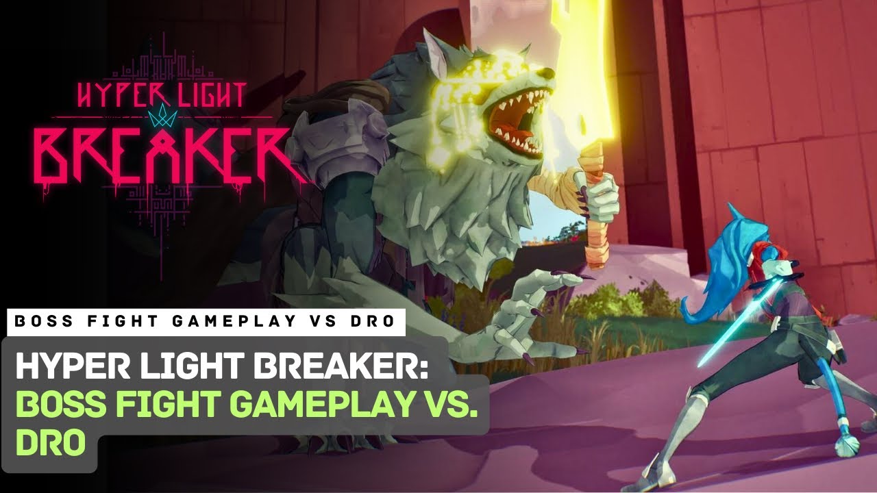 Hyper Light Breaker: Boss Fight Gameplay vs. Dro - YouTube