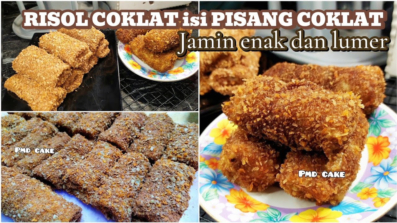 IDE JUALAN RISOL COKLAT ISI PISANG COKLAT, JAMIN ENAK DAN LUMER - YouTube
