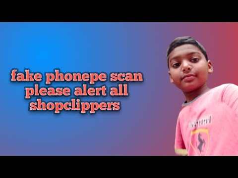 fake phone pe stamp please alert all shopkeeper - YouTube