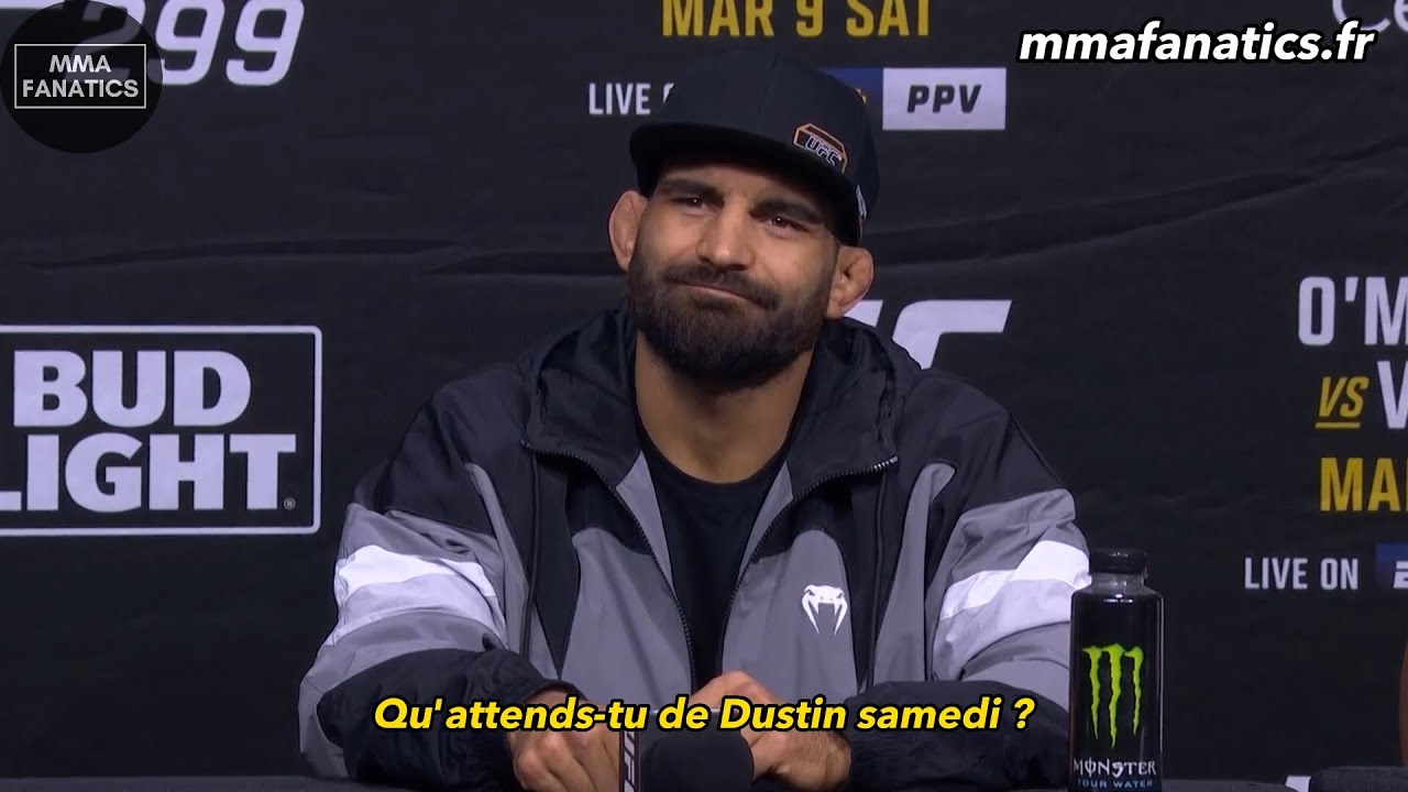 La conférence de presse COMPLETE de l'UFC 299 (en français) - YouTube