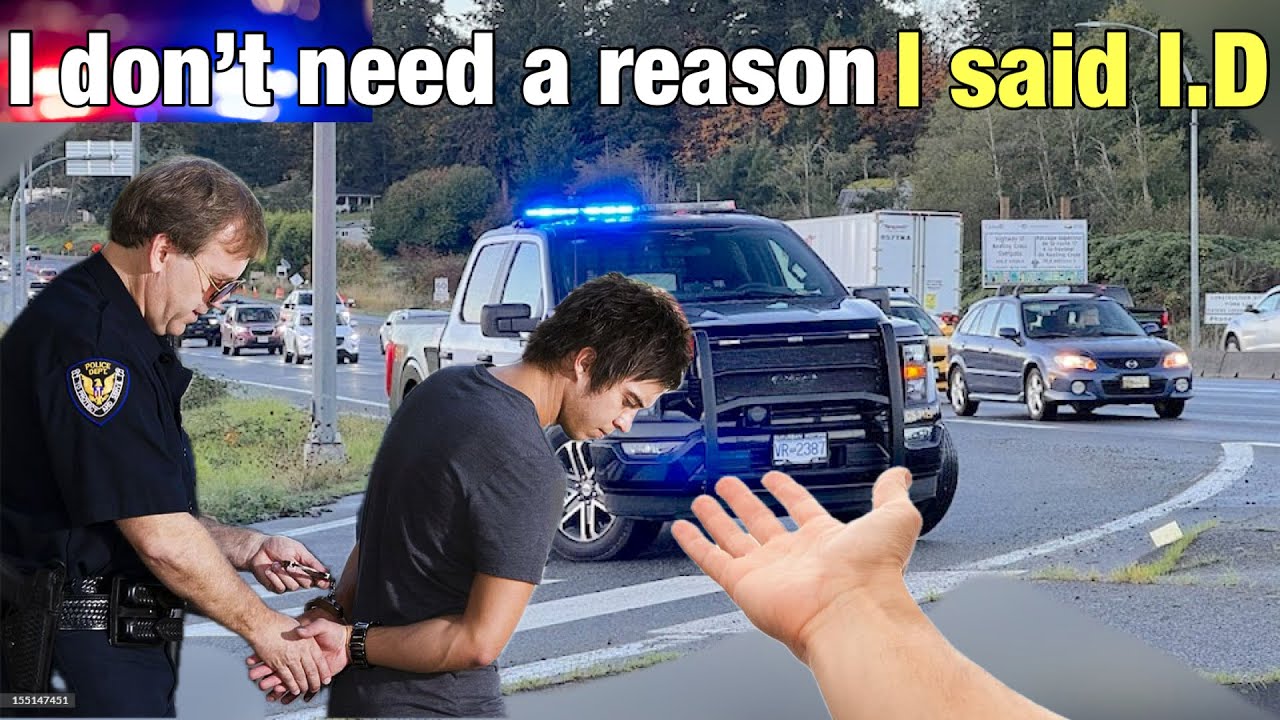 Cop HARASS man until he TRUMPS UP charges for ARREST!!// OFFICER ...