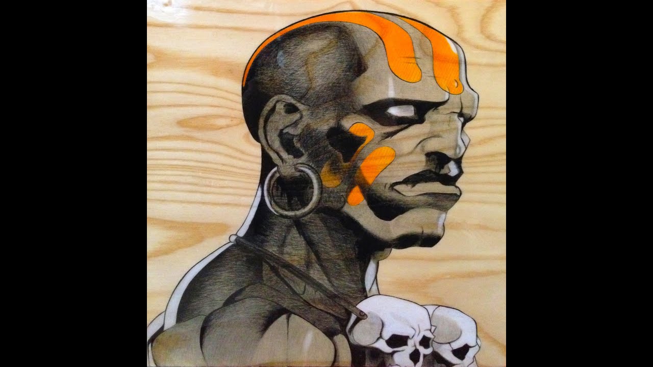 Dhalsim Drawing (Time-lapse) - YouTube