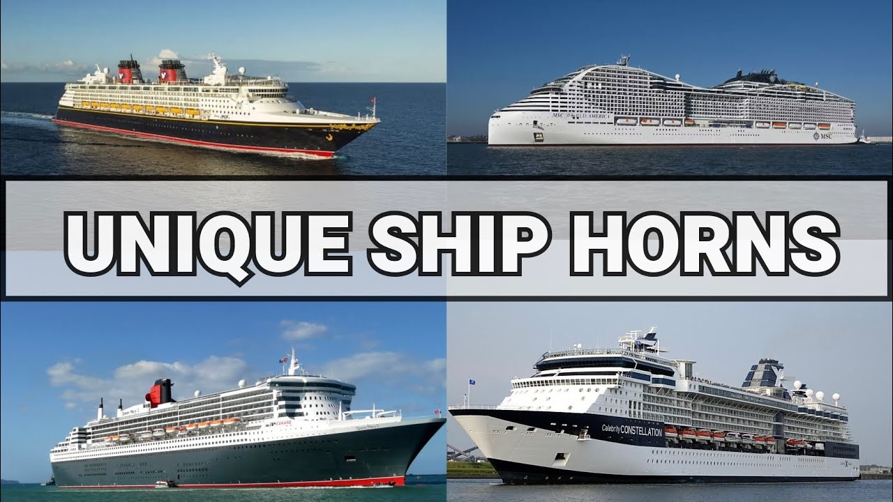 The Most Unique Sounding Ship Horns! - YouTube