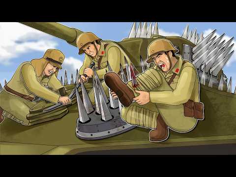 Why US Marines covered their Tanks with nails and concrete