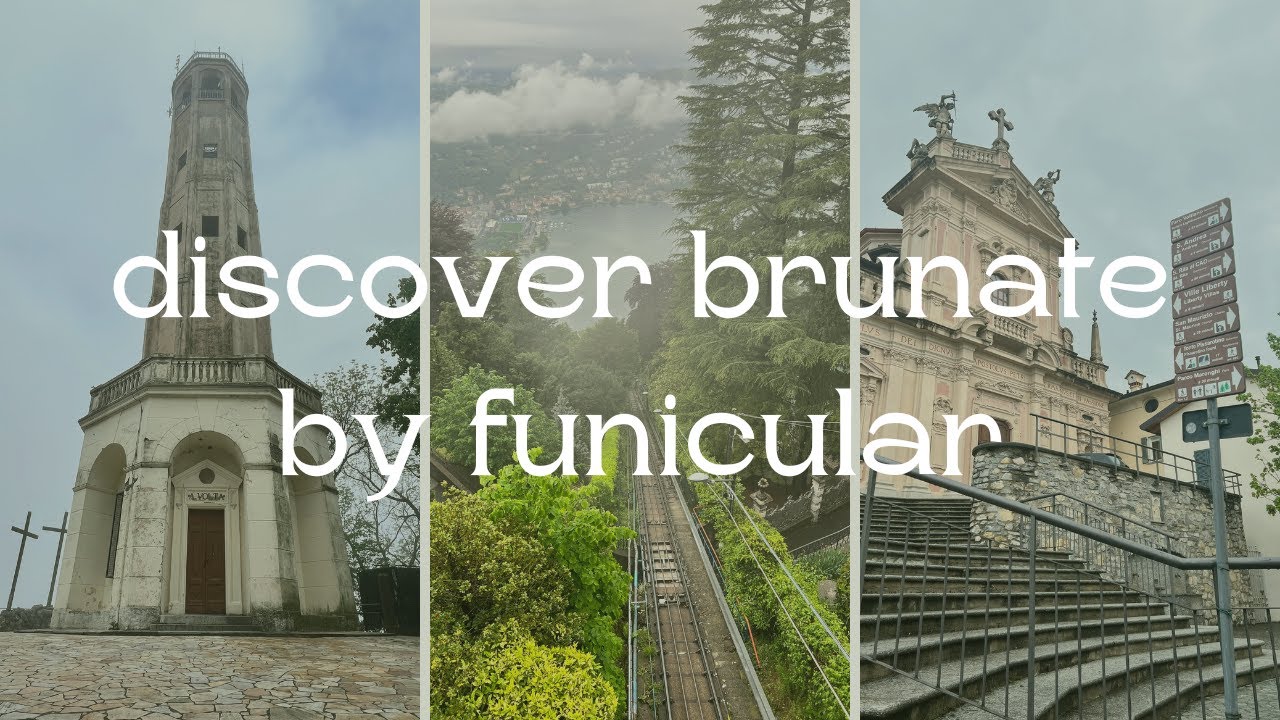 Lake Como To Brunate: Take The Funicular Railway - YouTube