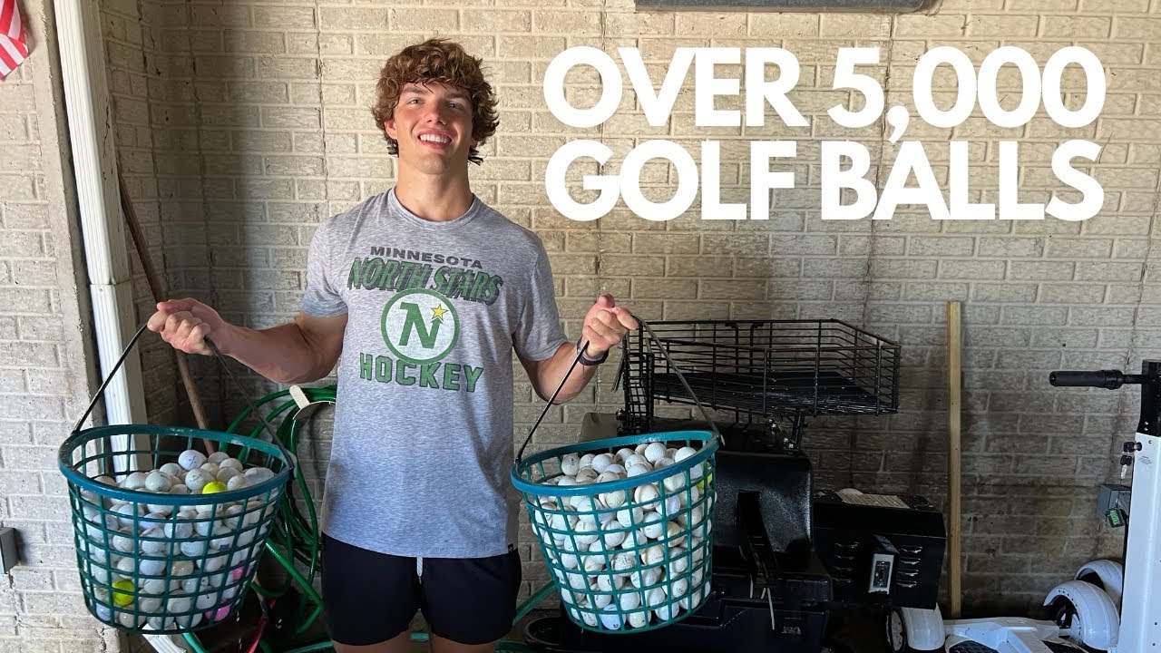 Washing Over 5,000 Golf Balls! - YouTube