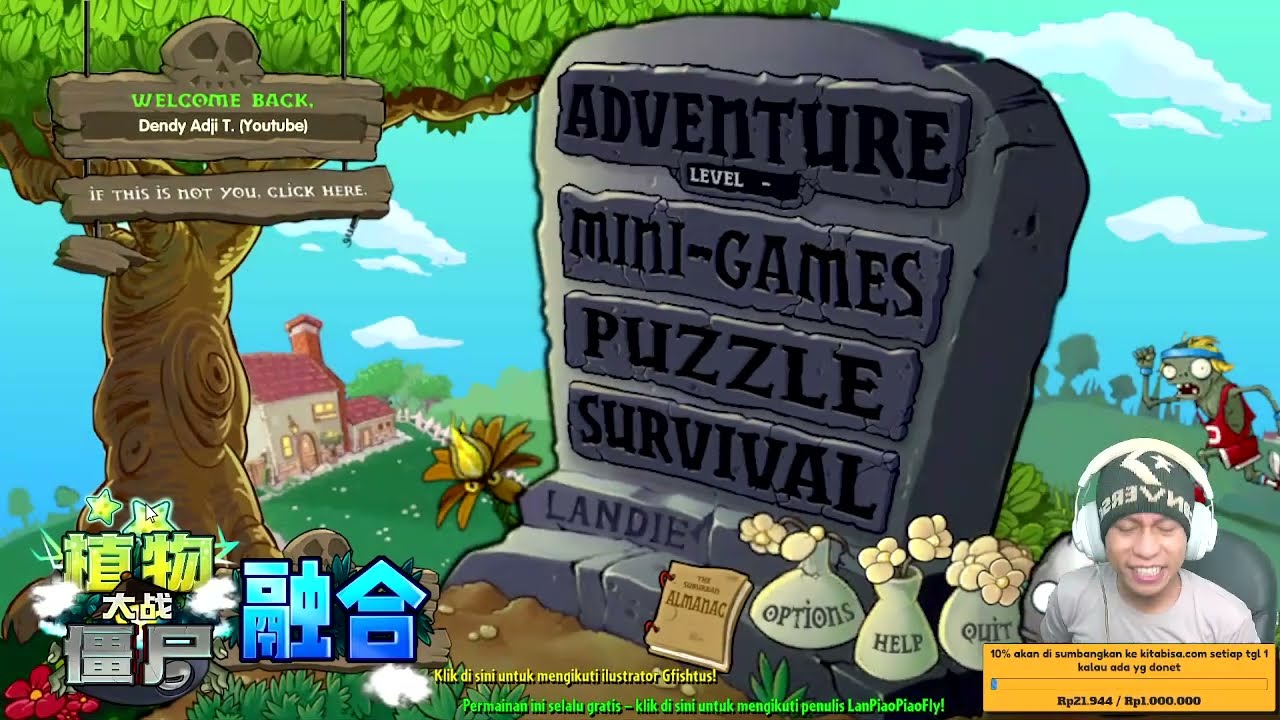CARA UPDATE PLANTS VS ZOMBIES FUSION TERBARU 2.1.4 ANDROID & PC ...