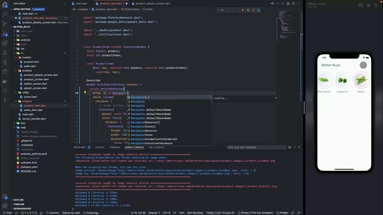 Flutter Shopping App Tutorial 31 - Adding Product Details Screen Design ...