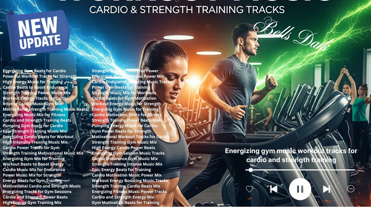 Energizing gym music workout tracks for cardio and strength training ...