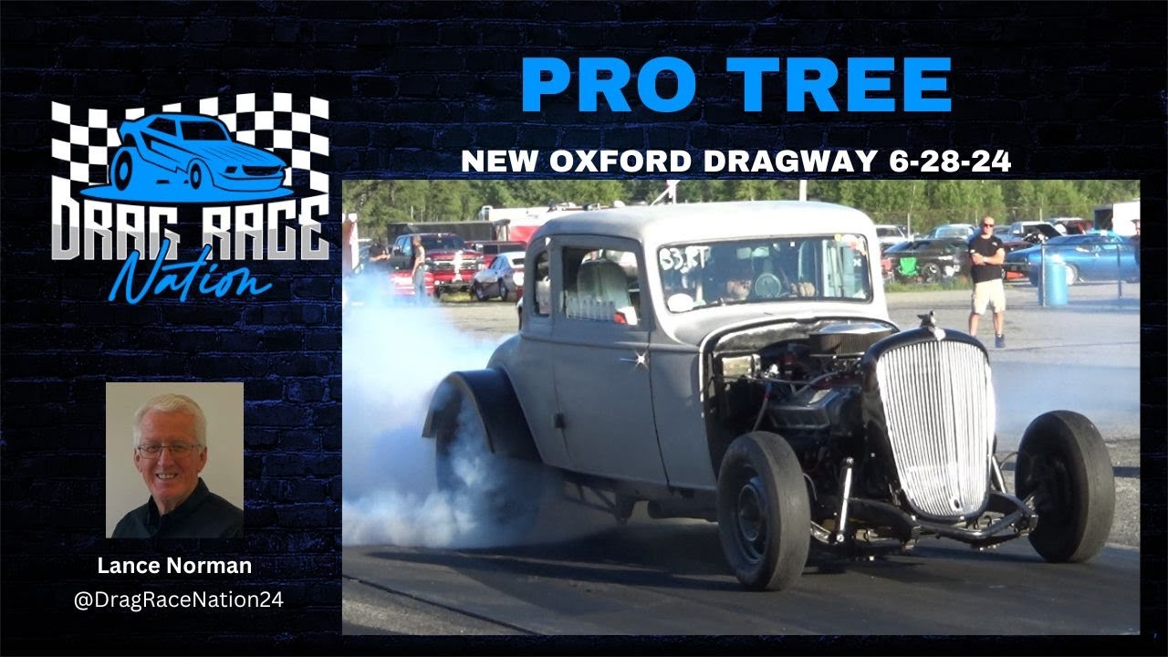 Focus and Finish! PRO TREE Drag Racing at New Oxford Dragway 6 28 24 ...