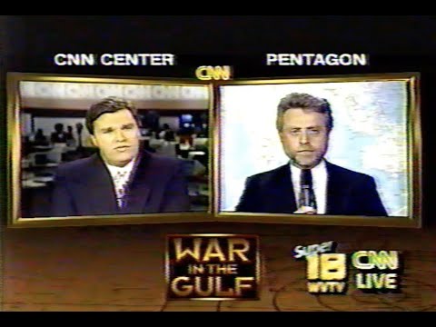 Gulf War News Coverage - Air Campaign Begins in Iraq - January 1991 ...