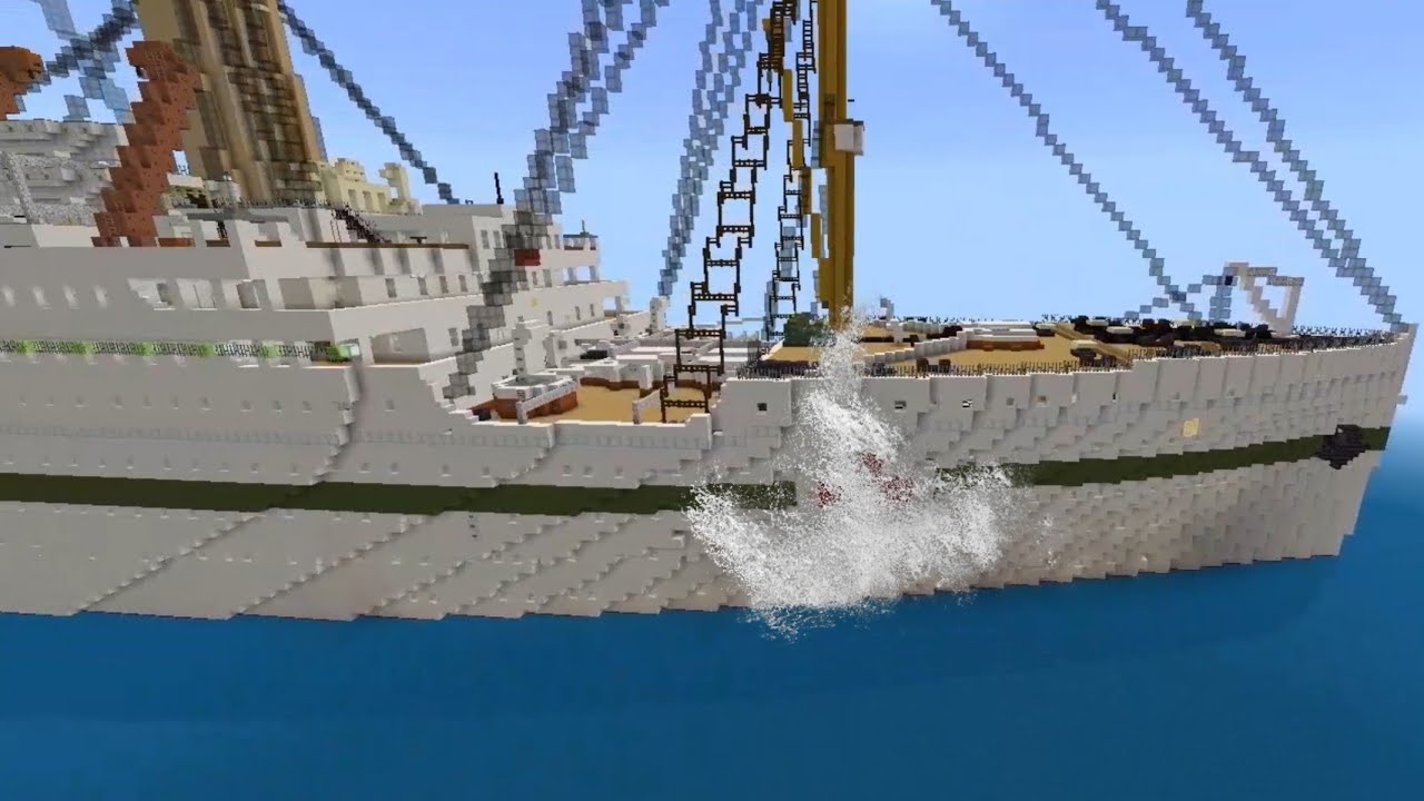 Minecraft HMHS Britannic Strike's The Mine - YouTube