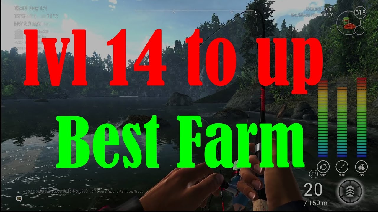 Fishing Planet - Level 14 to up 15 min best xp&money farm | UPDATED ...