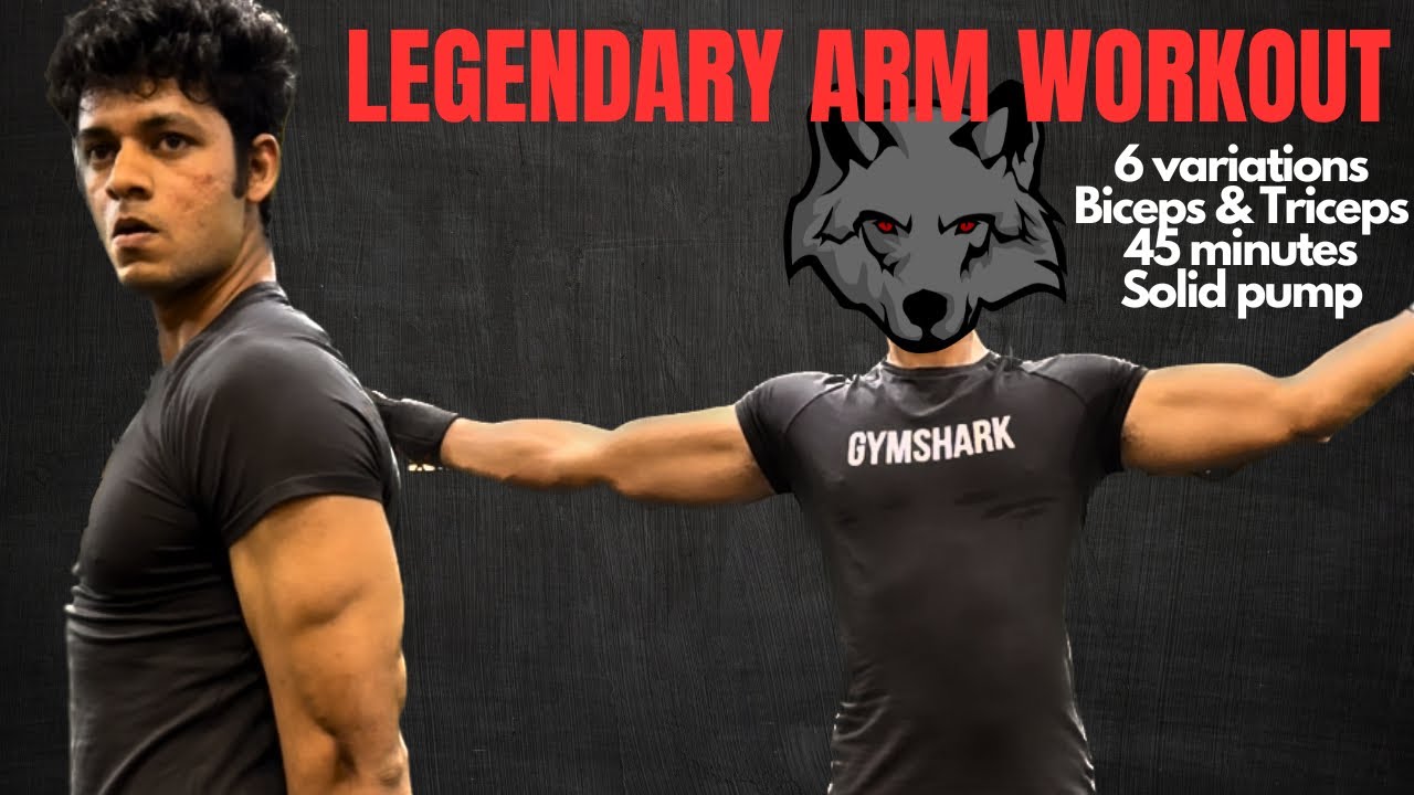 Legendary Arm Workout for huge and well-defined arms | Biceps | Triceps ...