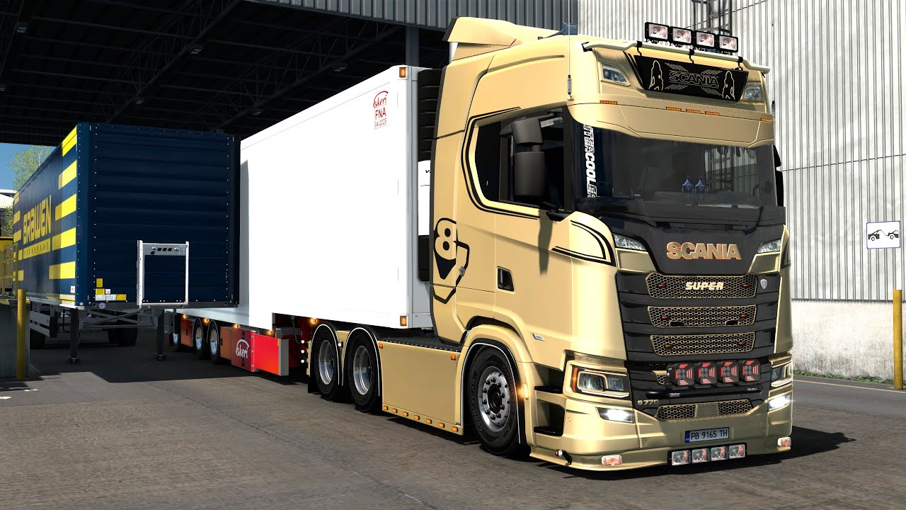 NextGen Scania S770 Super (Dest-Novi Sad-Brawen Transport) Carga Polvo ...