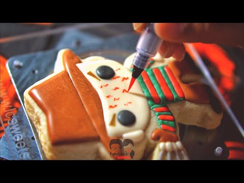 Freddy Krueger Burn Marks Cookie Tutorial
