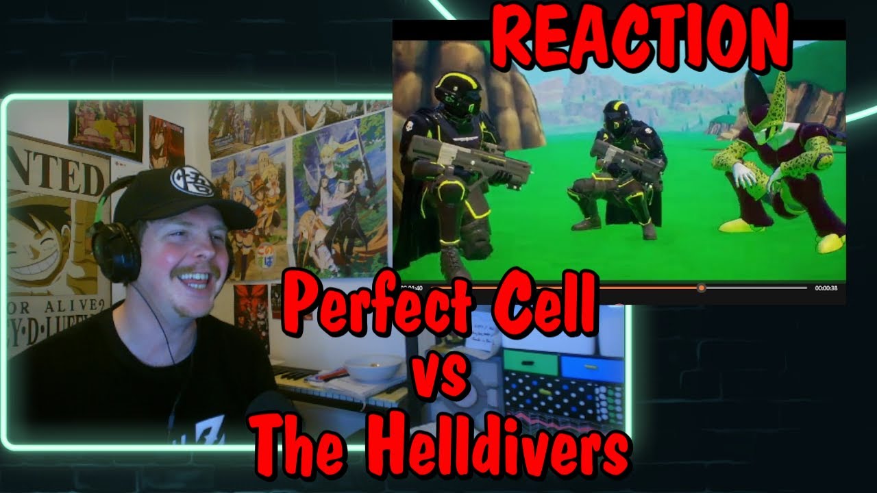 Perfect Cell Vs The Helldivers (FT.@JumpNJetz ) REACTION - YouTube