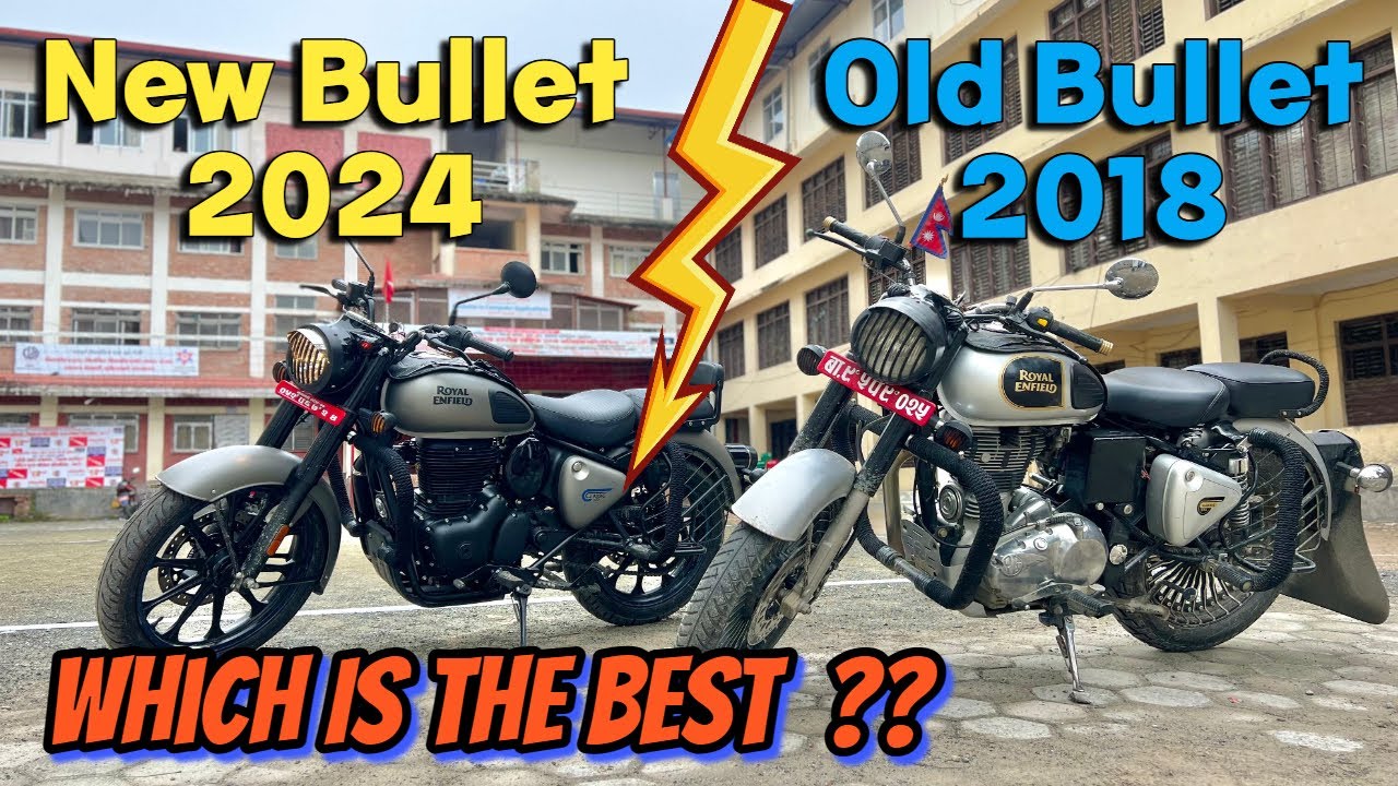 Bullet 2018 Vs Bullet 2024 || 350cc || Bullet धमाका || @Bwdvlogs ...