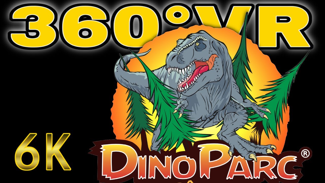 360° VR Dino Parc Shop Trex Diplodocus Stegosaurus Iguanodon ...