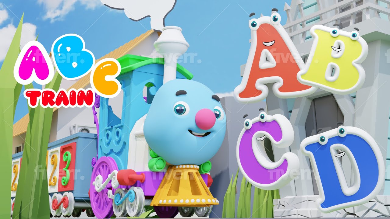 ABC Song Train Songs Cartoon toys for kids ABC Songs nursery rhyme ...