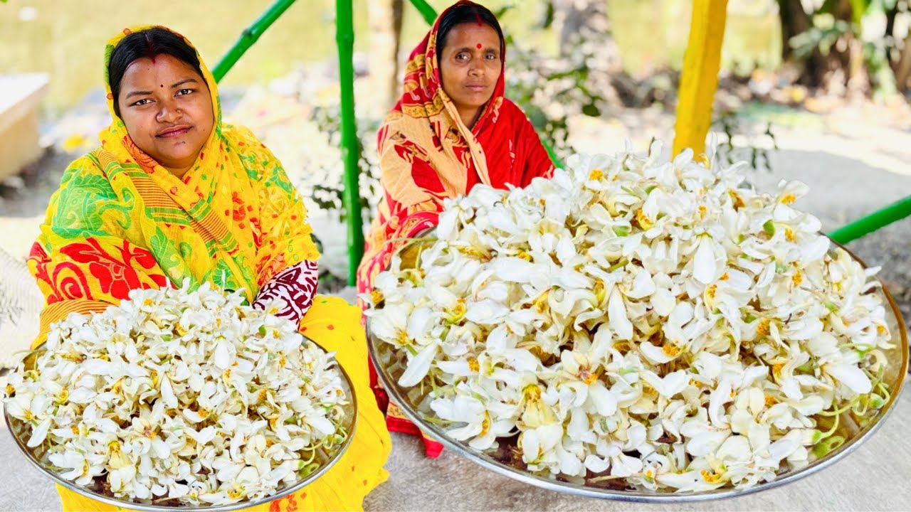 সজনে ফুলের এই রেসিপি রান্না করলে সবাই চেঁটেপুটে খাবে / Sojne Fuler ...