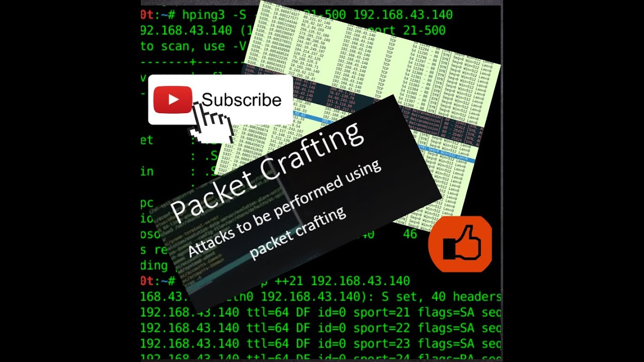 Packet Crafting using Hping3 - Part 2 - YouTube