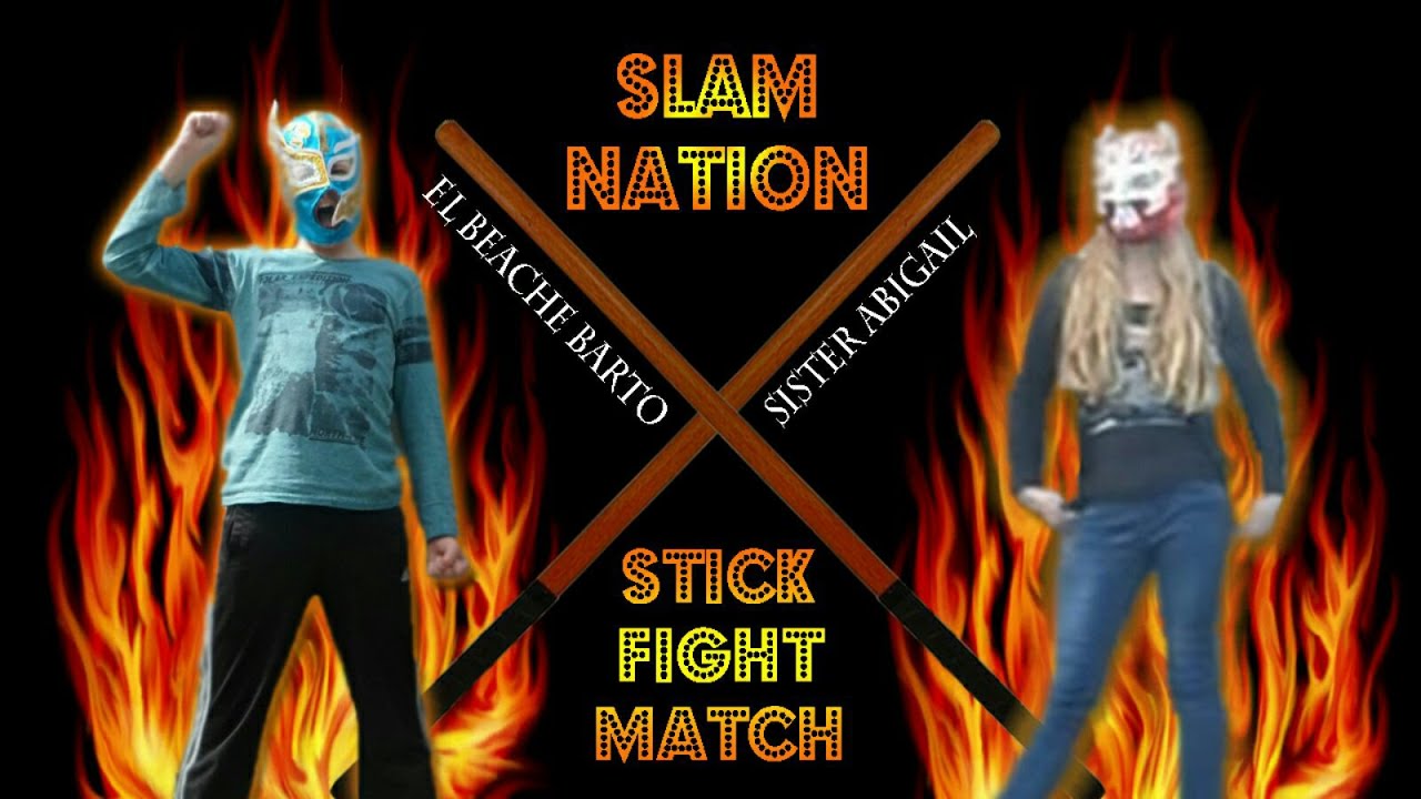 SNW: EL BEACHE BARTO Vs NERDY NICKY - STICK FIGHT - YouTube
