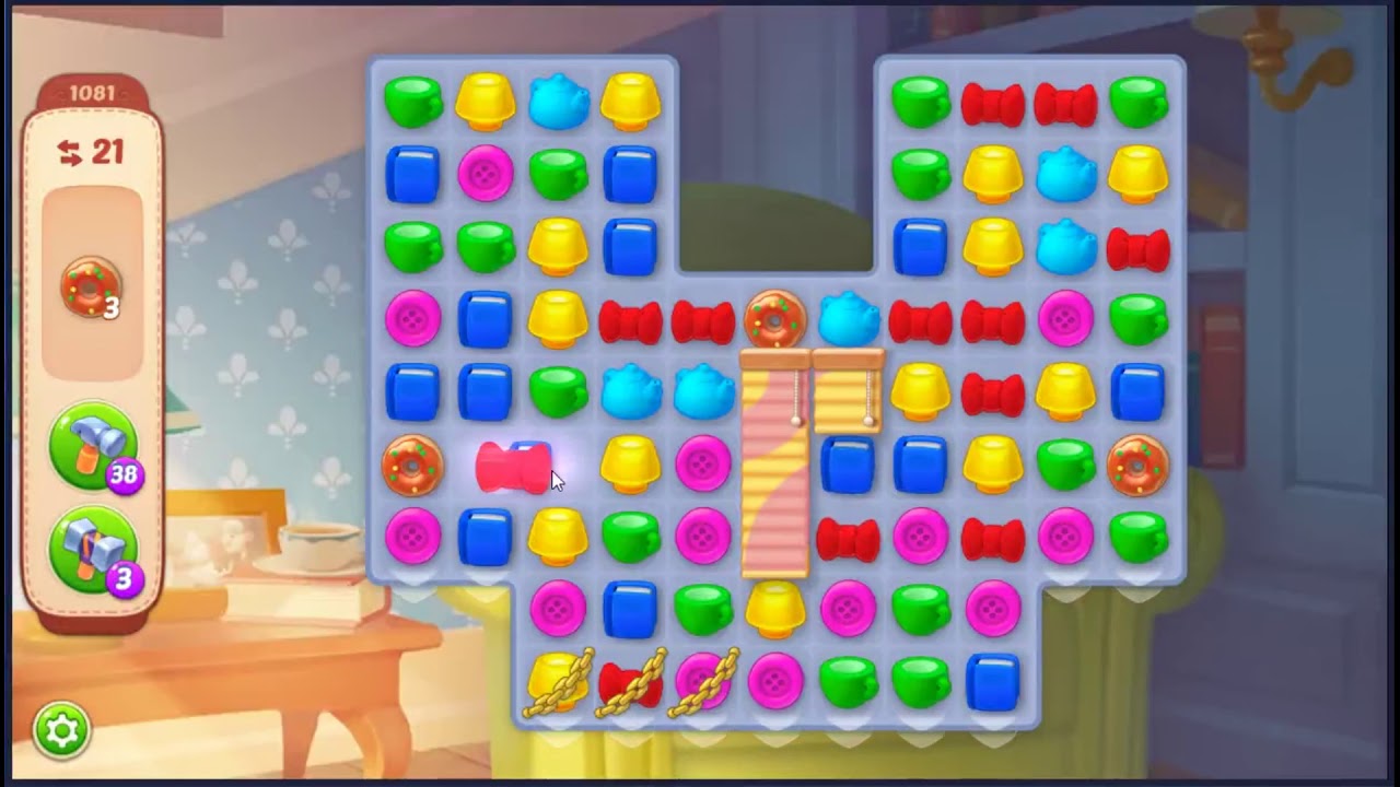 Homescapes Level 1081 - NO BOOSTERS 🏠 | SKILLGAMING ️ - YouTube