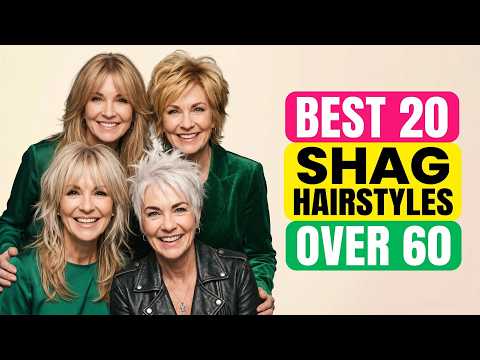 20 Best Shag Hairstyles For Women Over 60