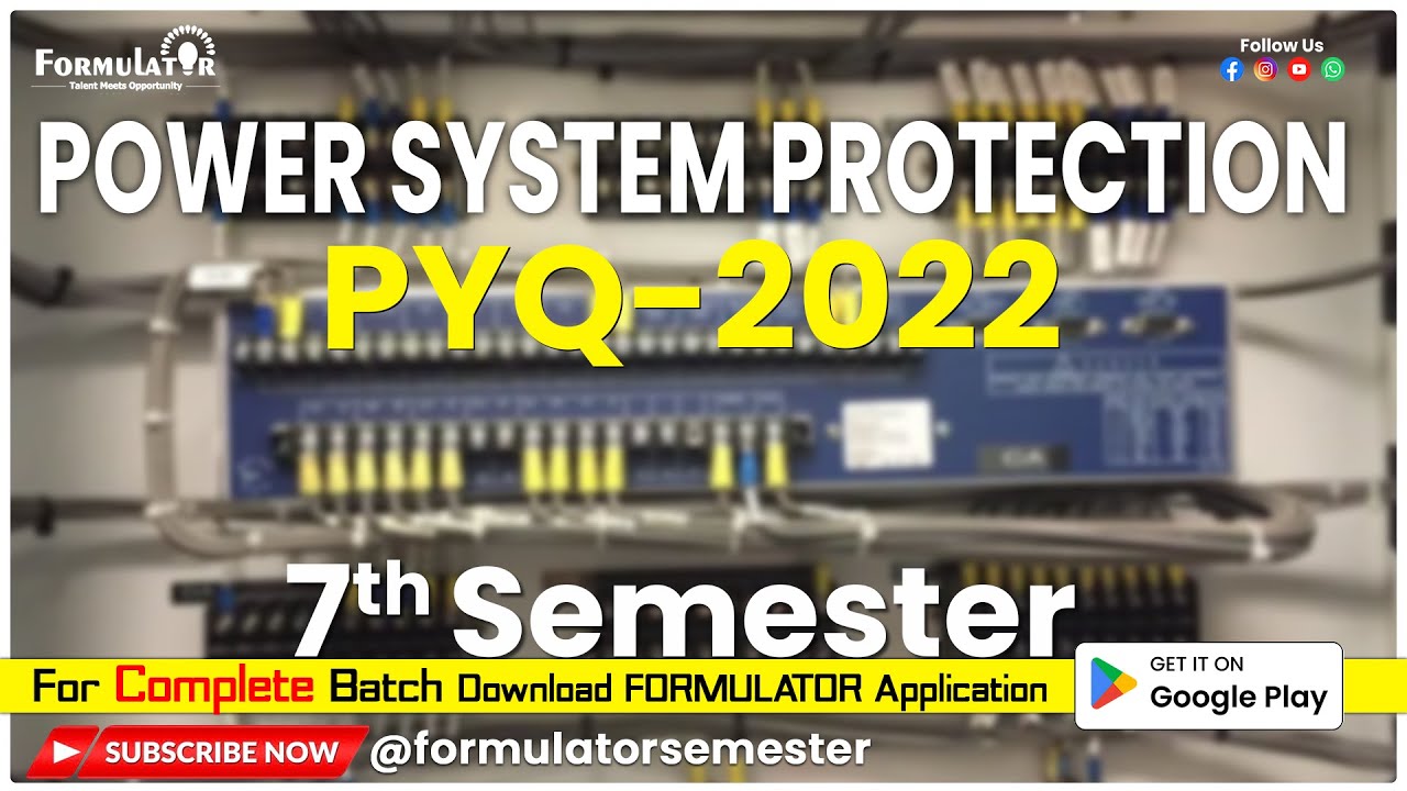 BEU | PYQ-2022 | Power System Protection | 7th Semester - YouTube