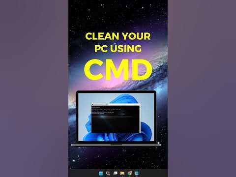 Clean PC Using CMD - YouTube