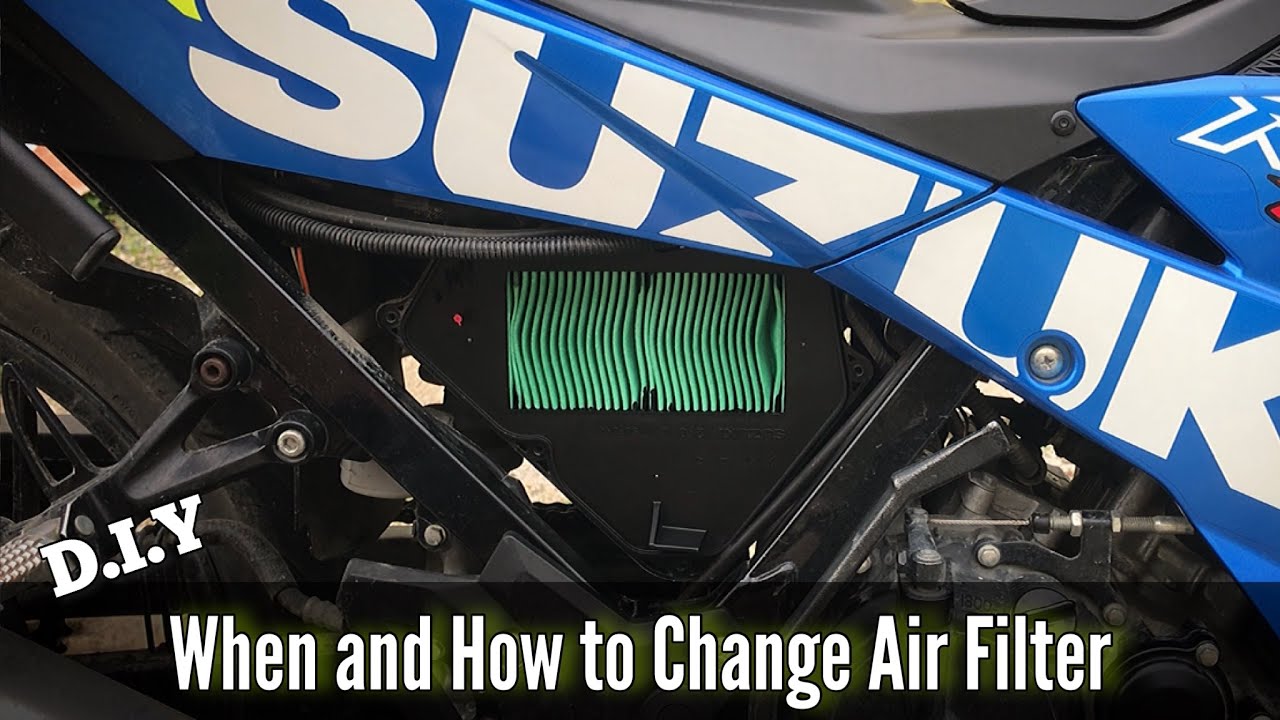 RAIDER 150 FI || CHANGE AIR FILTER - YouTube