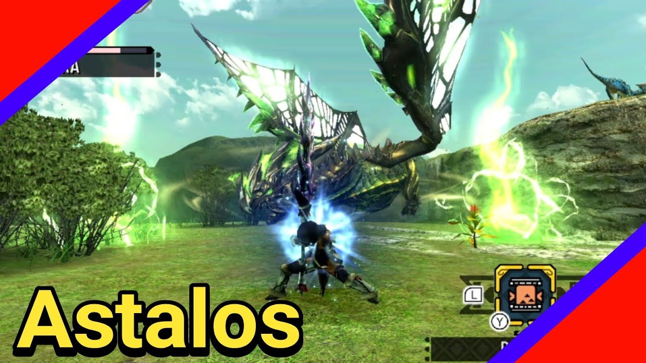 GREAT SWORD ASTALOS BATTLE MONSTER HUNTER XX / MHGU GAMEPLAY CITRA ...