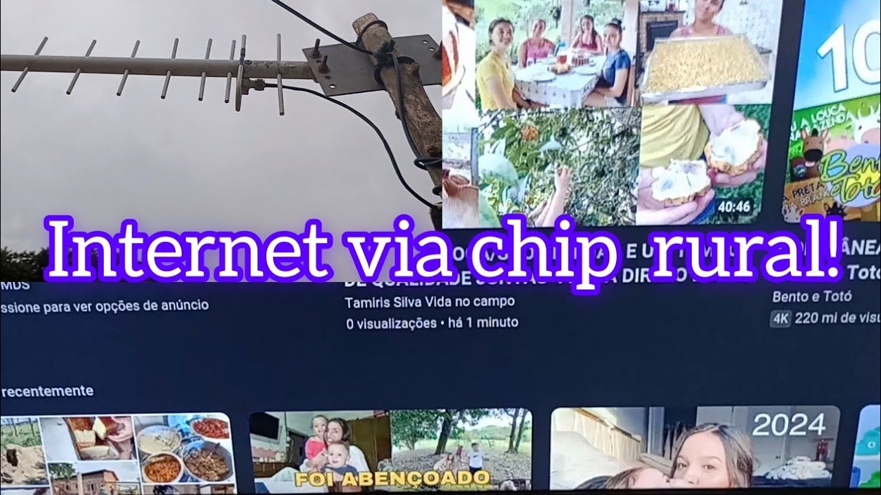como ter internet na zona rural com roteador via chip internet boa. #intenetrural - YouTube