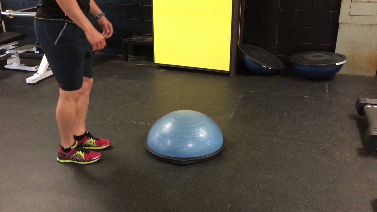 Ankle Stability: Bosu Land and Balance - YouTube