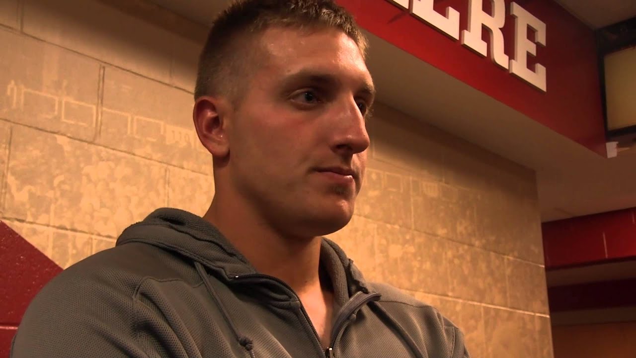 3B Dustin DeMuth - Minnesota Postgame - Game 2 - YouTube