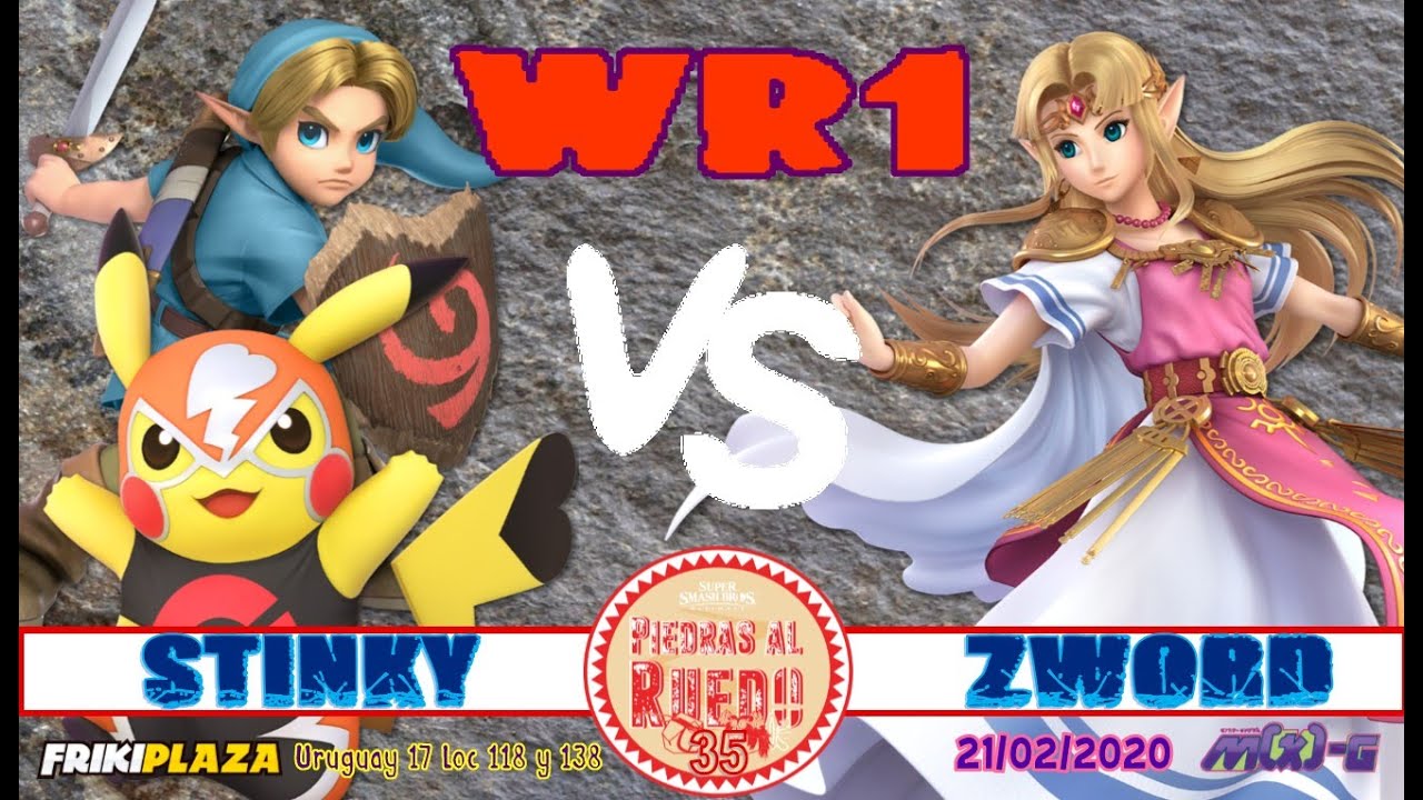 Stinky (Young Link, Pikachu) vs Zword (Zelda) WR1 Piedras al Ruedo 35 ...