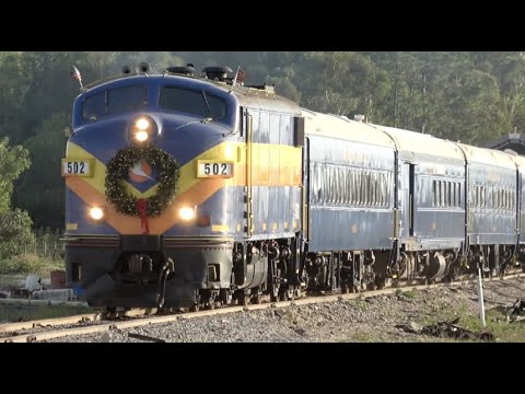 LIRR F-7A #621 at Fort Myers, Florida - Seminole Gulf Railway - YouTube