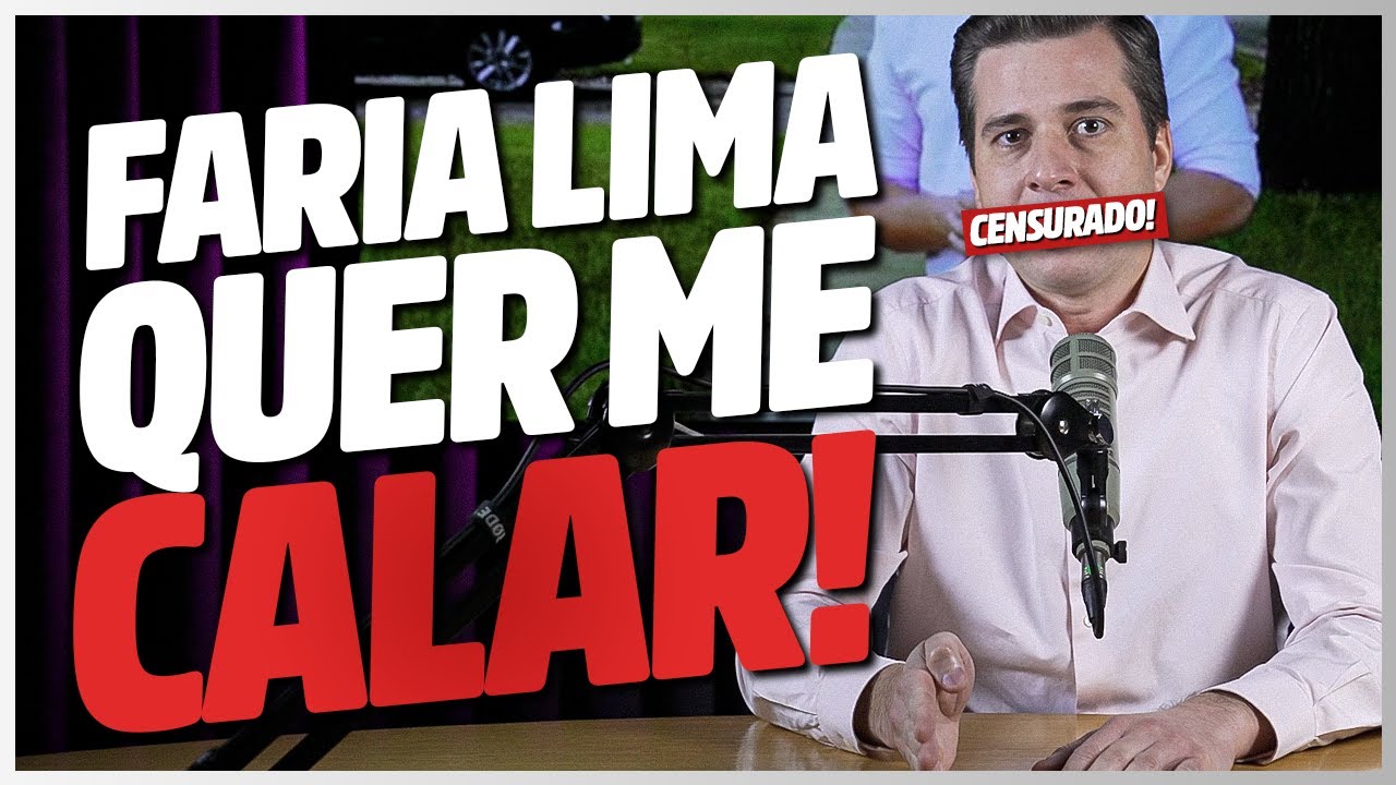 FARIA LIMA QUER ME CALAR! - YouTube