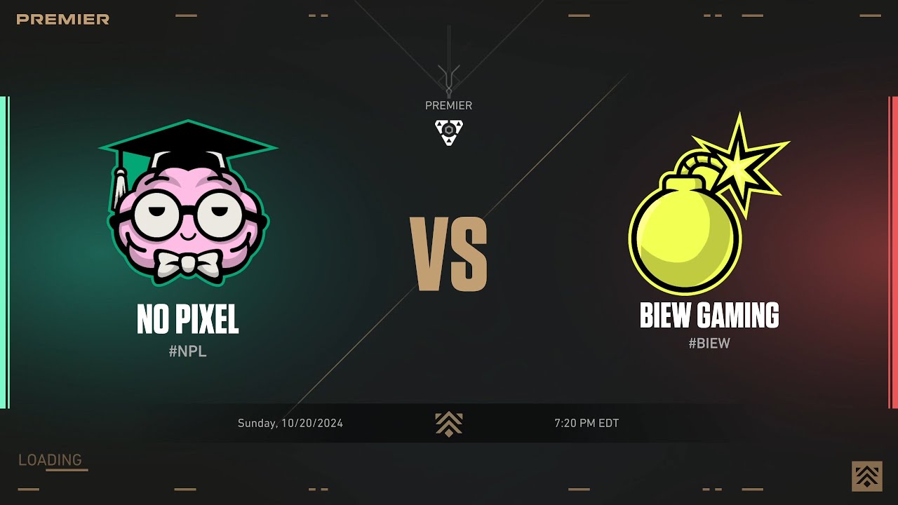 Valorant Premier • 🇨🇦 NO PIXEL (NPL) vs 🇨🇦 BIEW GAMING • 2024-10-20 ...