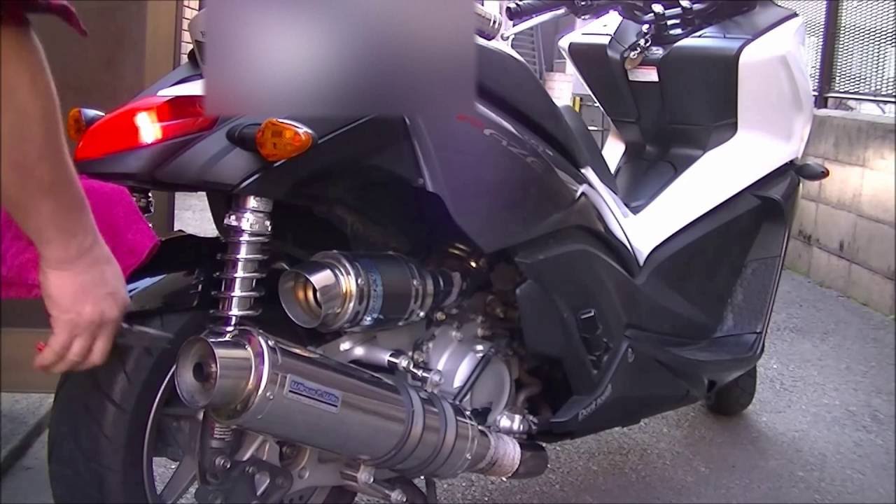 ホンダフェイズ+wirus winマフラー - YouTube