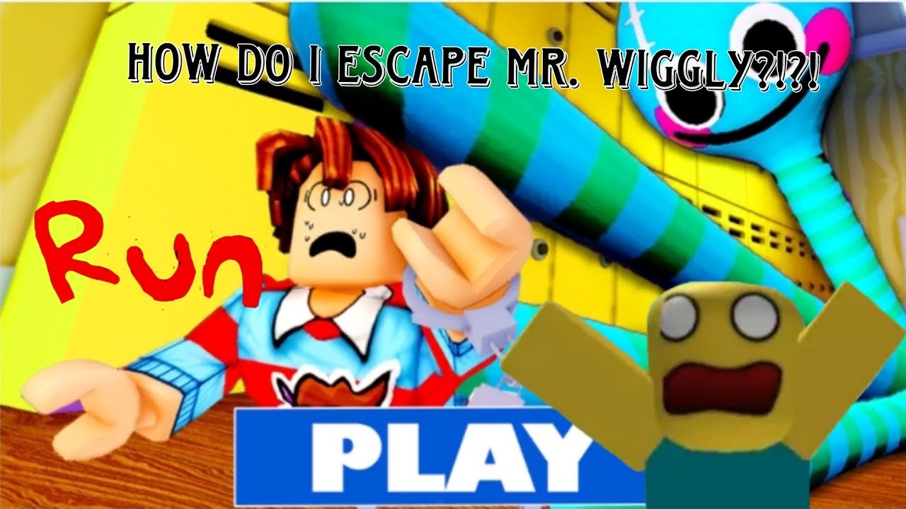 Escaping Mr. Wiggly in Roblox!||Funboy The Roblox Boy|| Escape in ...
