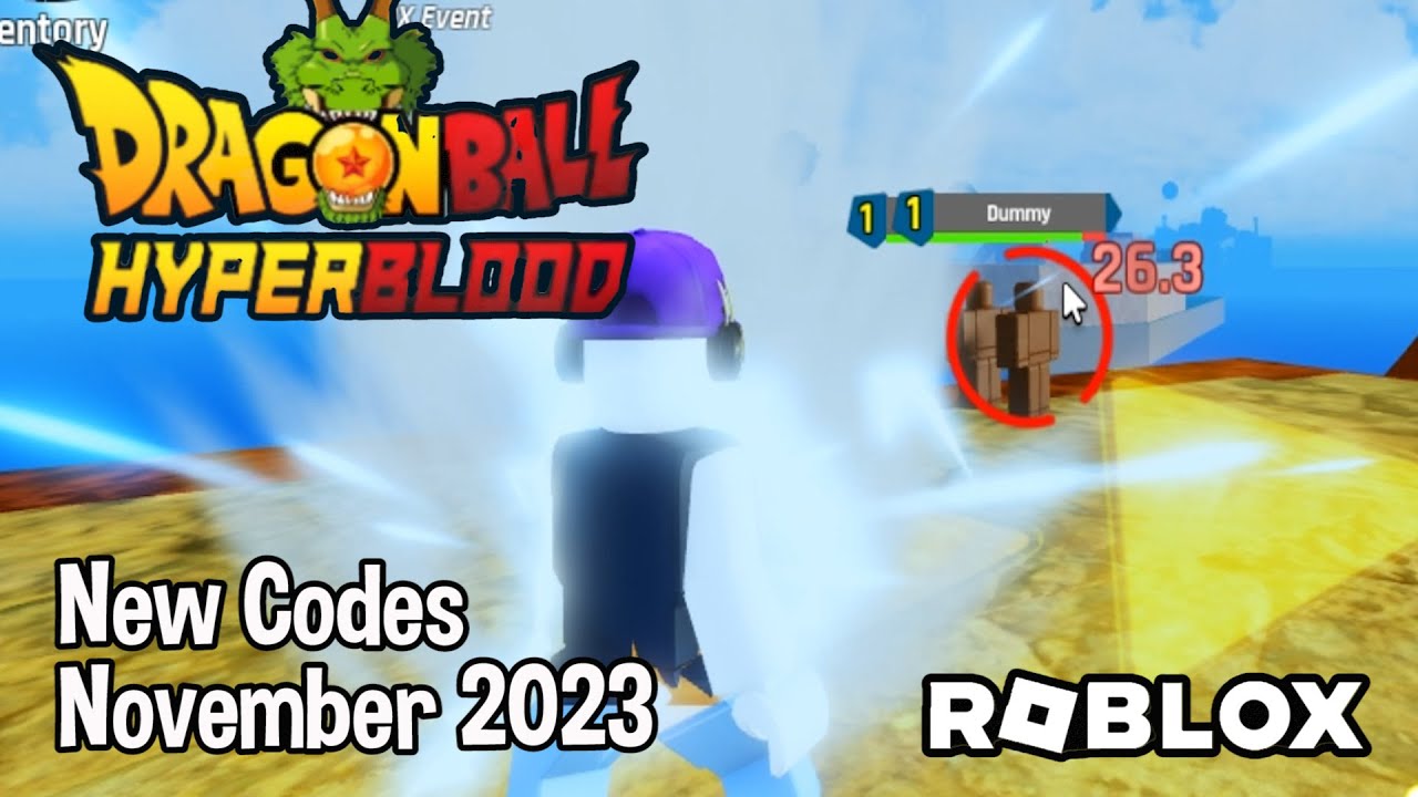 Roblox Dragon Ball Hyper Blood New Codes November 2023 - YouTube
