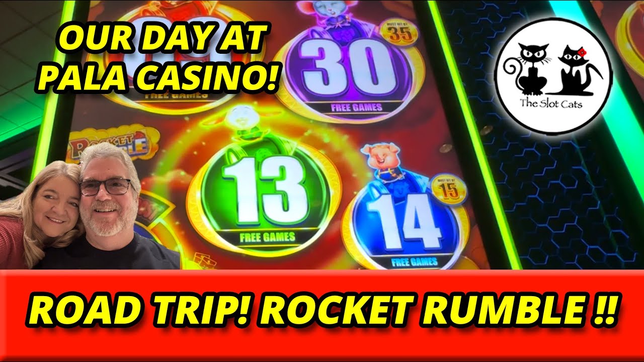 WINNING AT PALA CASINO! WATCH US PLAY ROCKET RUMBLE, FIREWOLF ...