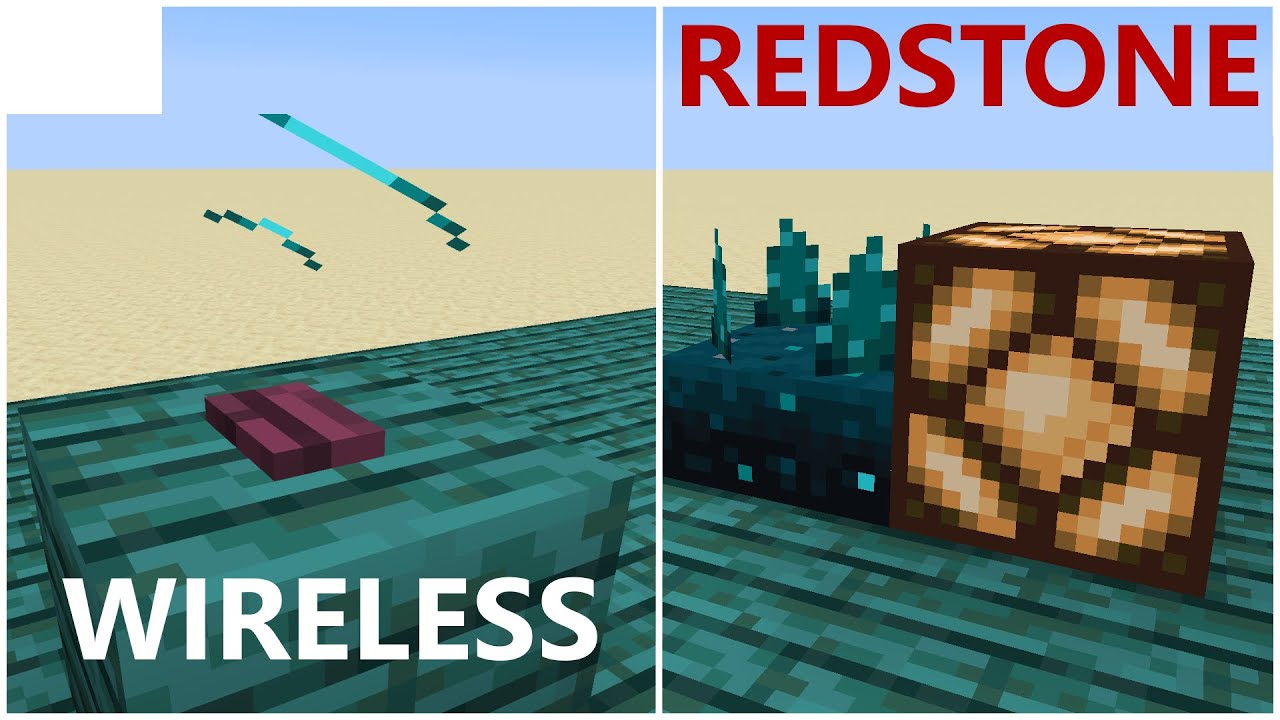 How To Set Up WIRELESS REDSTONE In Vanilla Minecraft! - YouTube