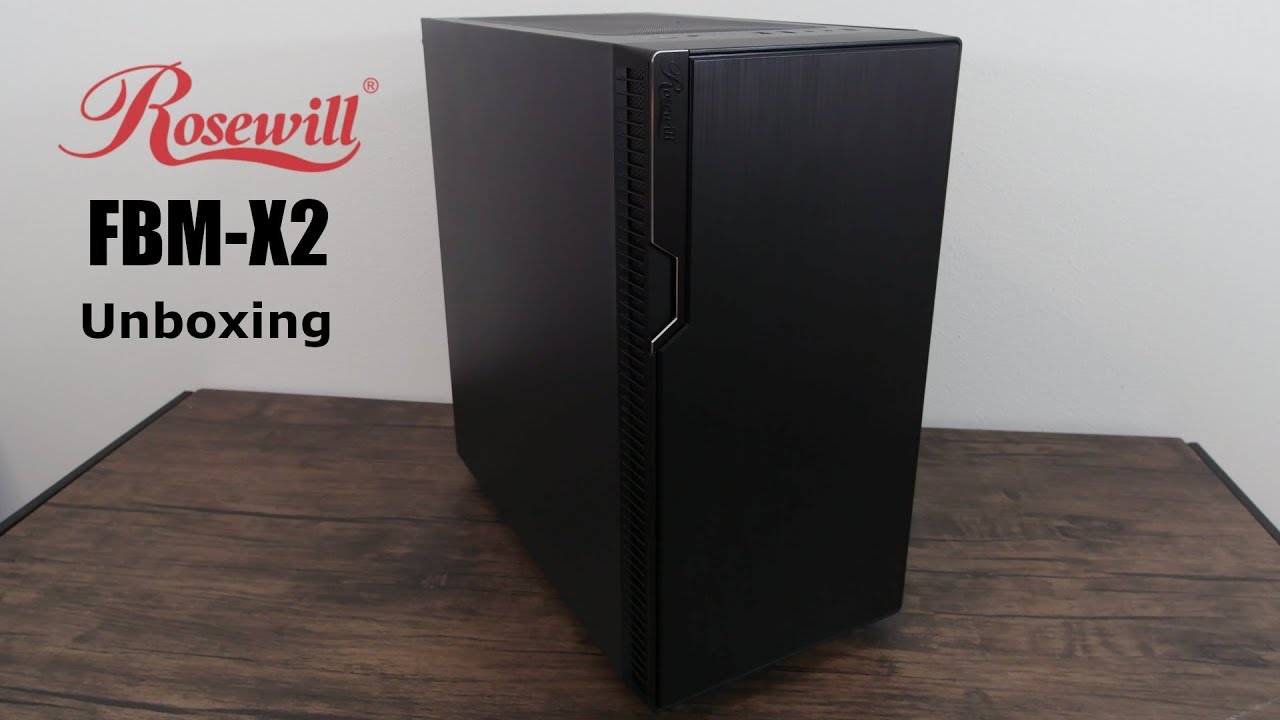 Rosewill FBM-X2 Case Unboxing [4K] - YouTube