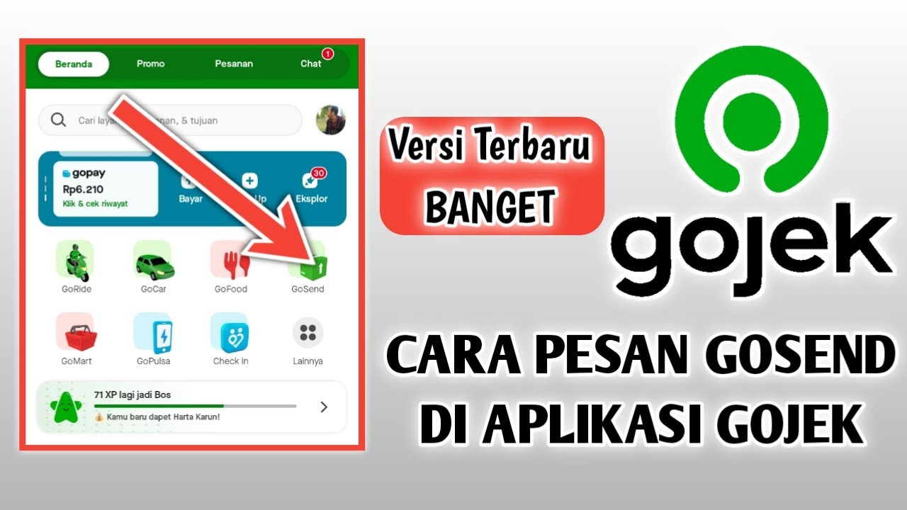 Cara Memesan GOSEND Di Aplikasi Gojek Versi Terbaru | Cara Pesan Gosend ...